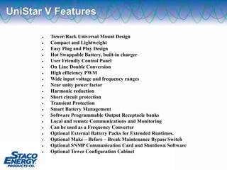 Product: UPS: UniStar V | PPT