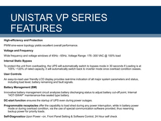 Product: UPS: UniStar VP | PPT