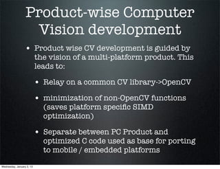 Product wise computer vision development | PDF | Computing | Technology ...