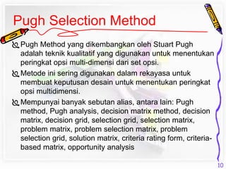 Product07 concept selection | PPT