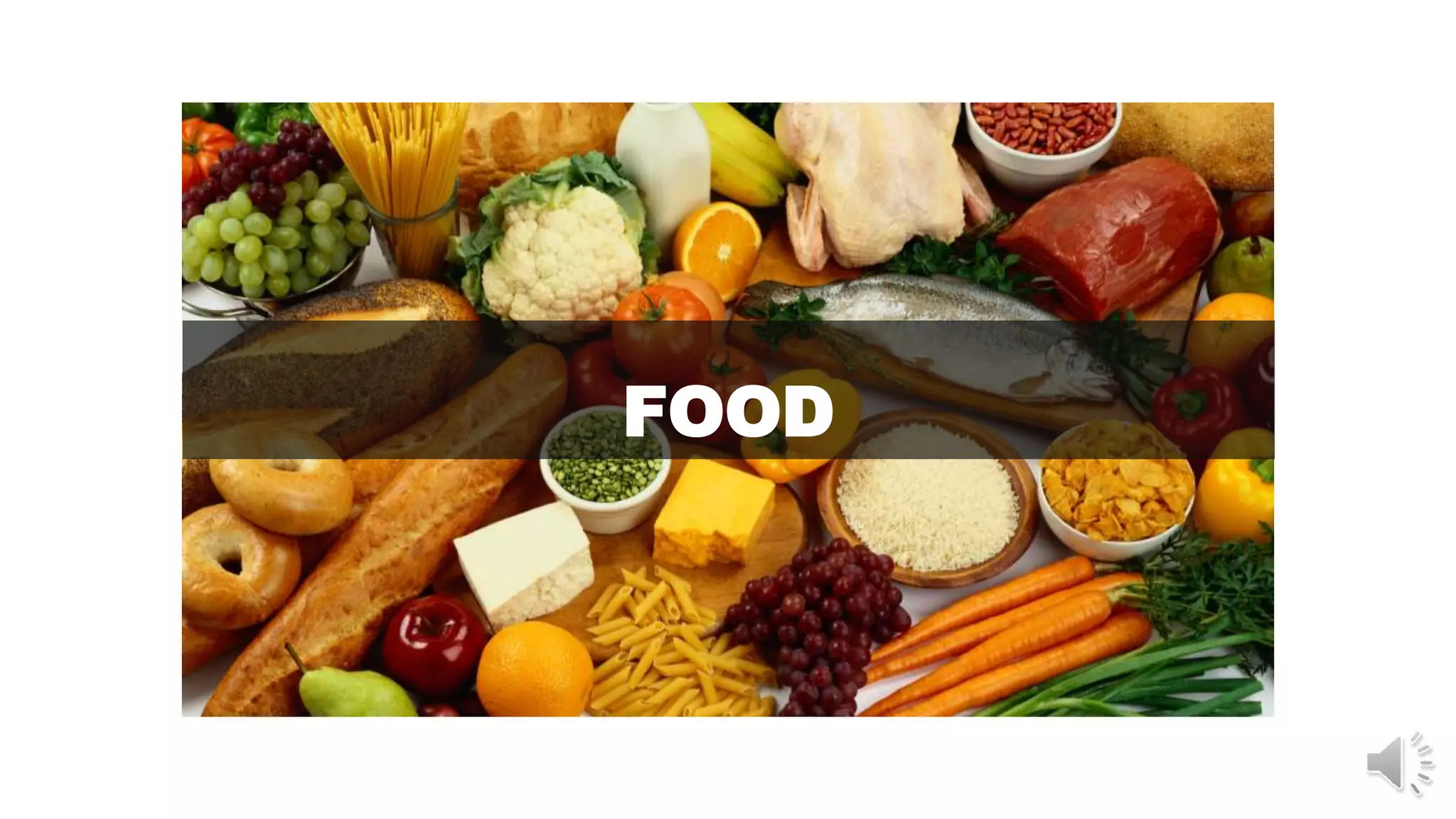 Vocabulary Topic Food | PPTX