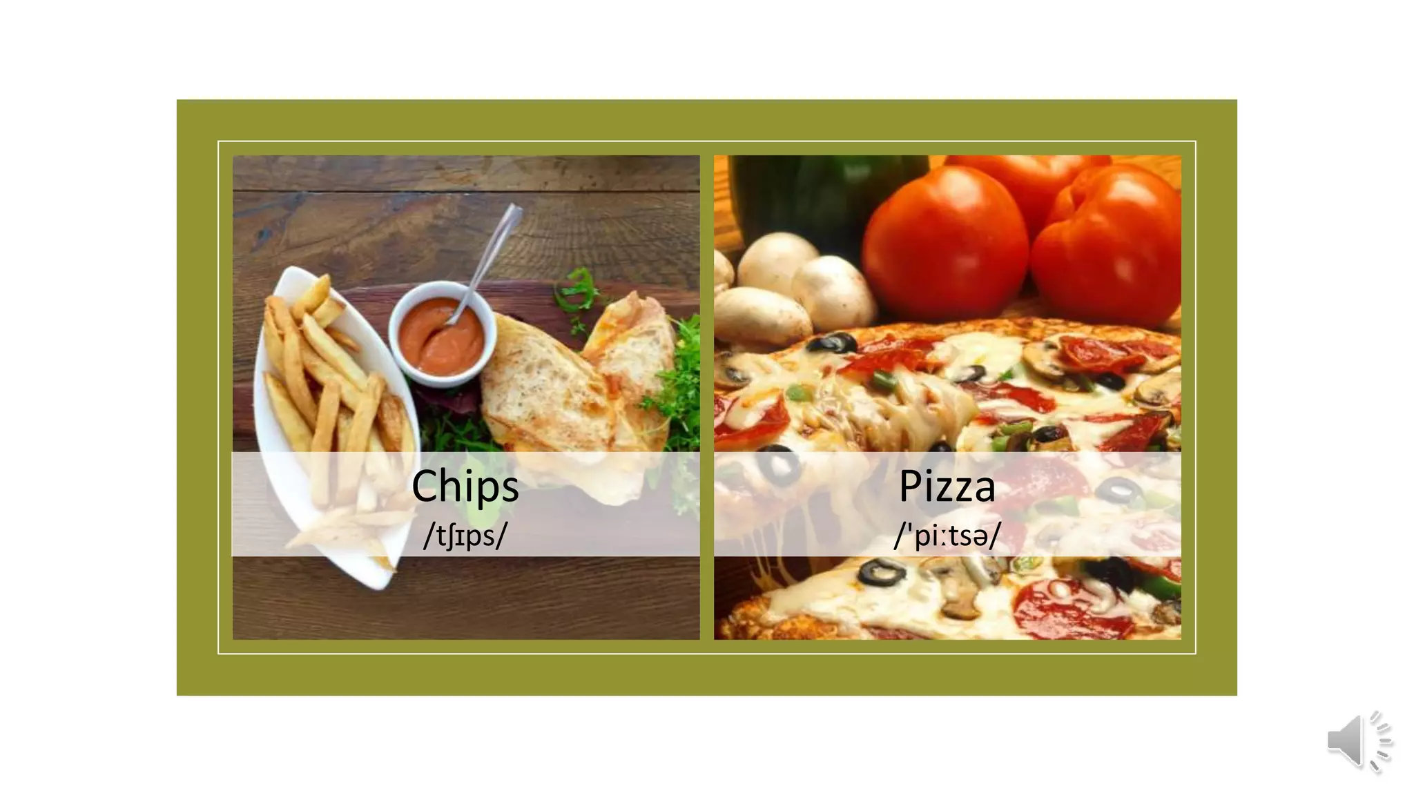 Vocabulary Topic Food | PPTX