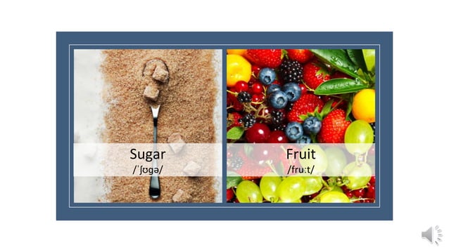 Vocabulary Topic Food | PPTX