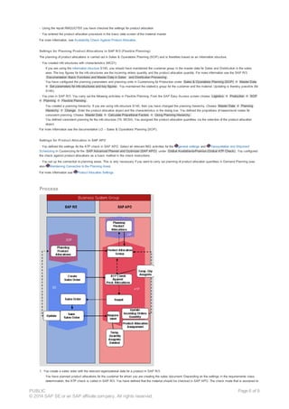 Product allocation during sales order entry | PDF