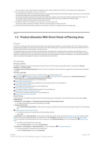 Product allocation during sales order entry | PDF