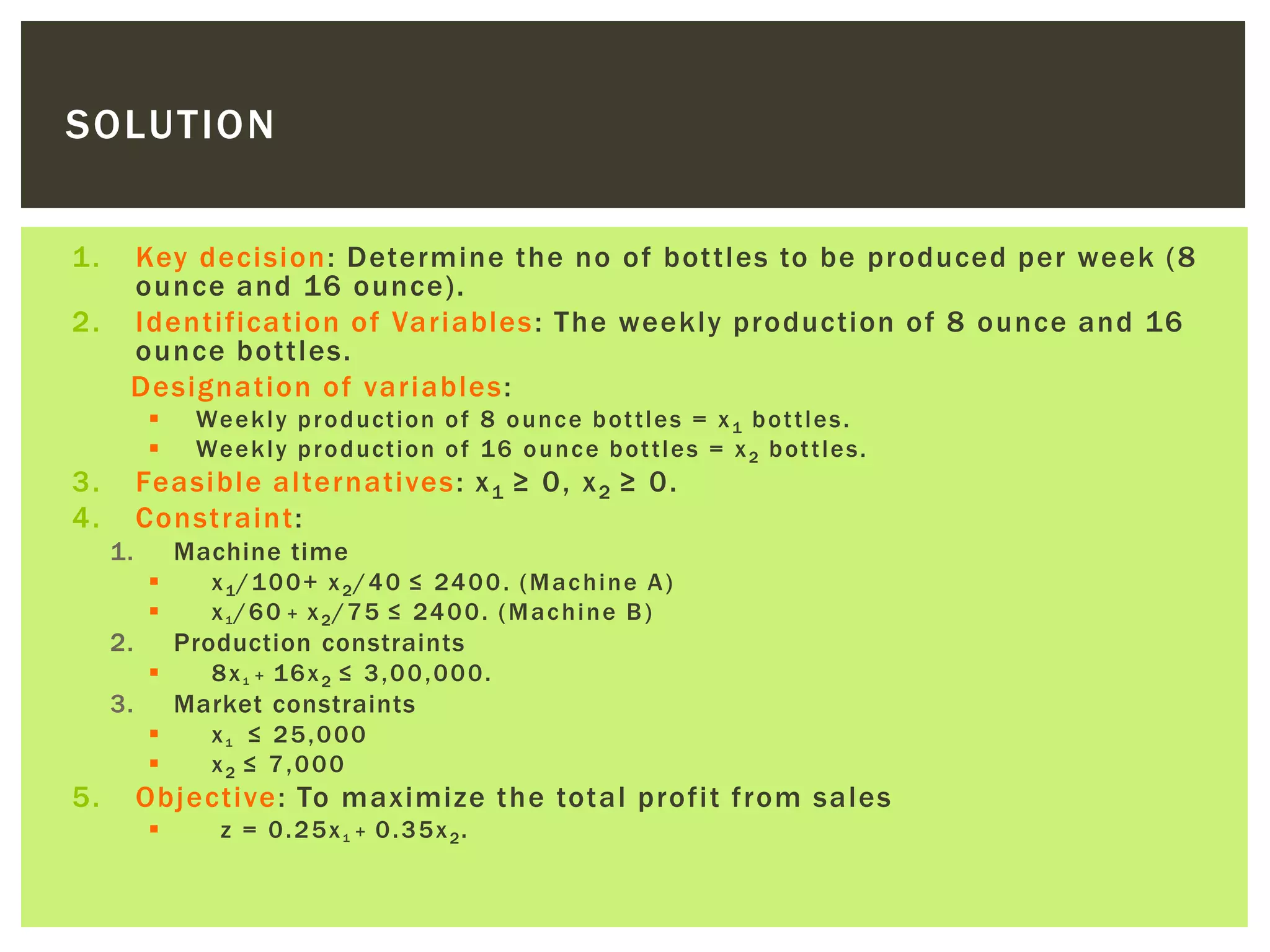 Product allocation problem | PPTX