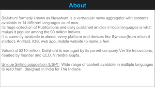 Product analysis - Dailyhunt | PPTX