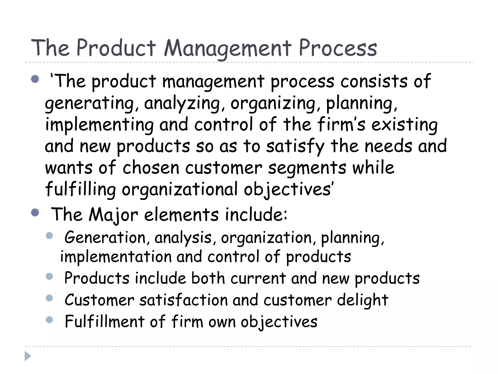 Product and brand management | PPT