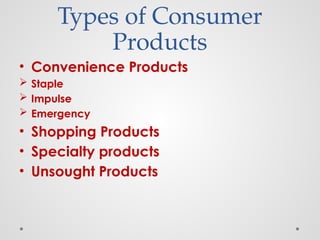 product and its types.pptx Presentation on product mix of marketing ...
