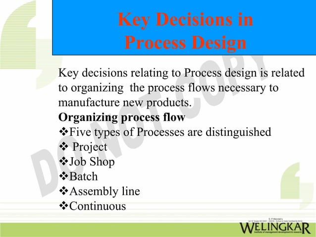 Product and process design | PDF