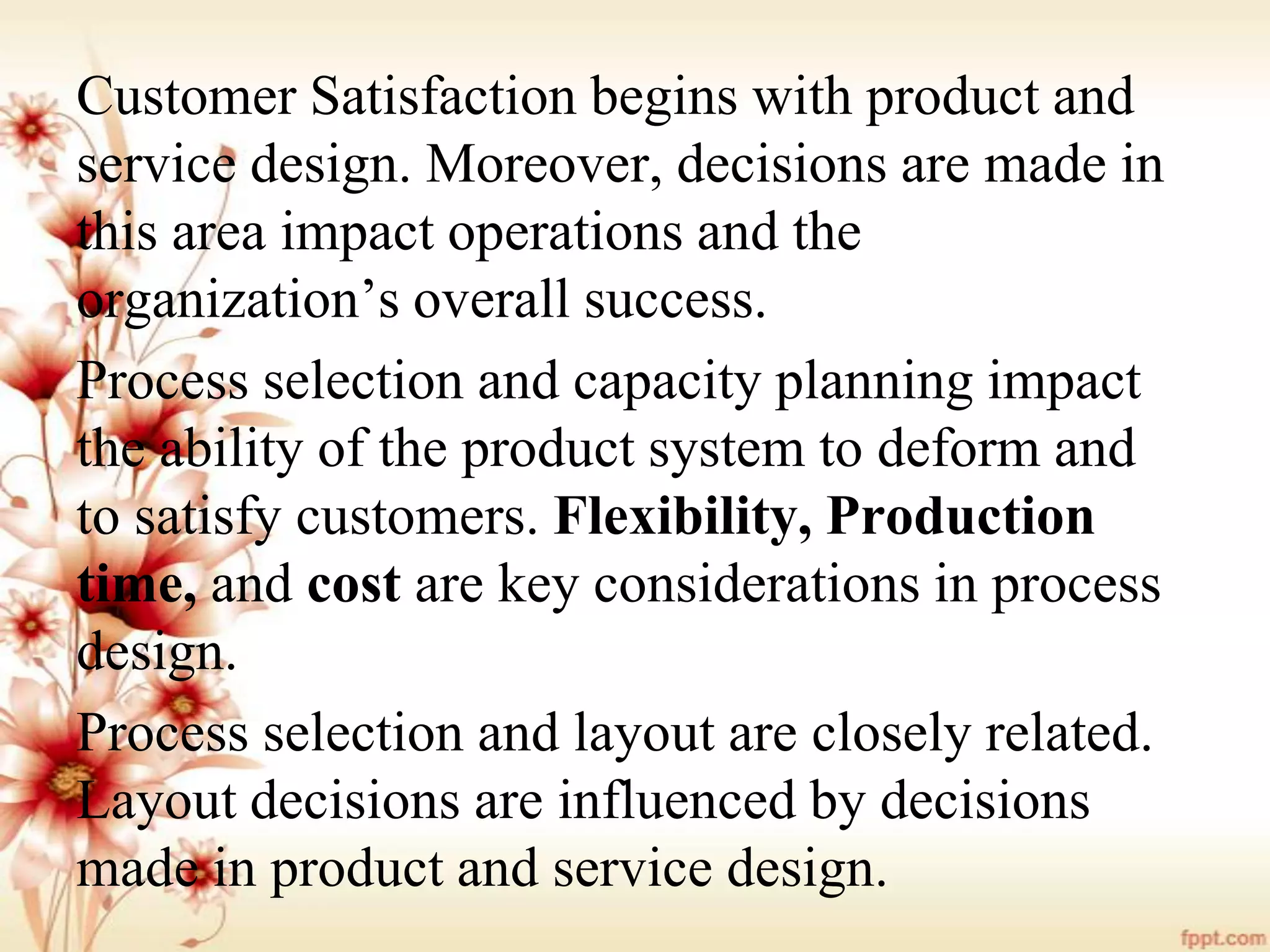 Product and service design | PPTX