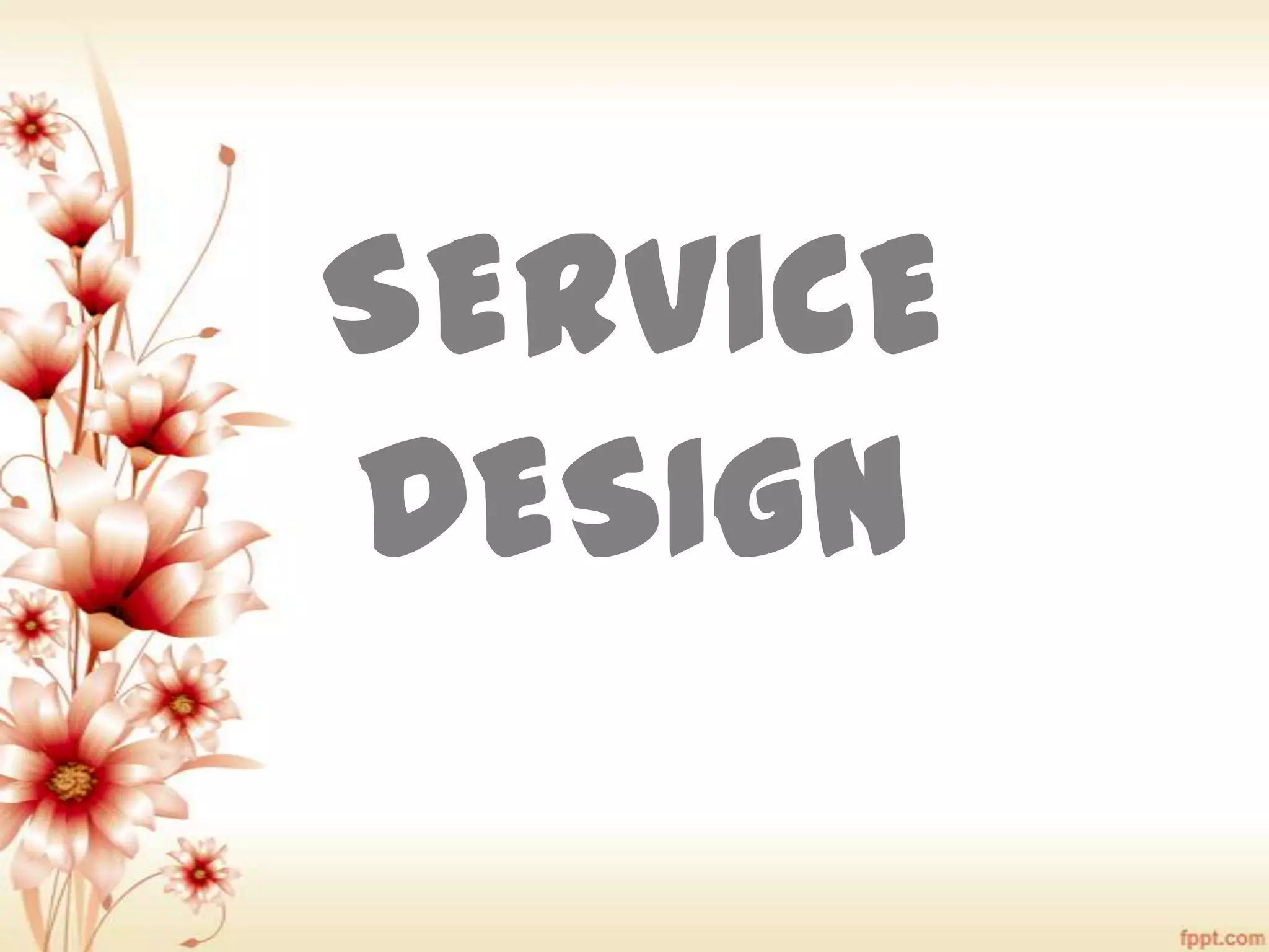 Product and service design | PPTX