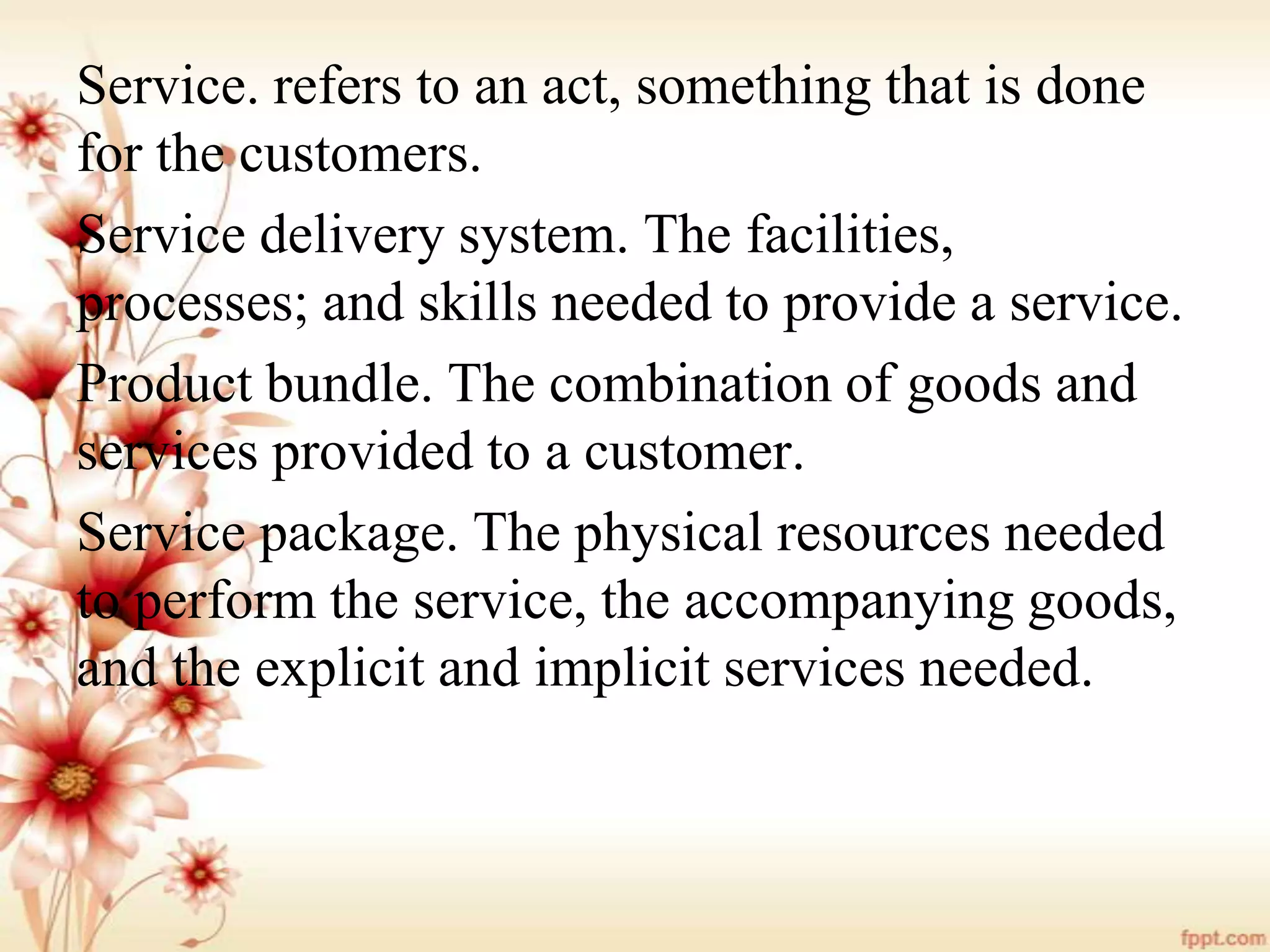 Product and service design | PPTX