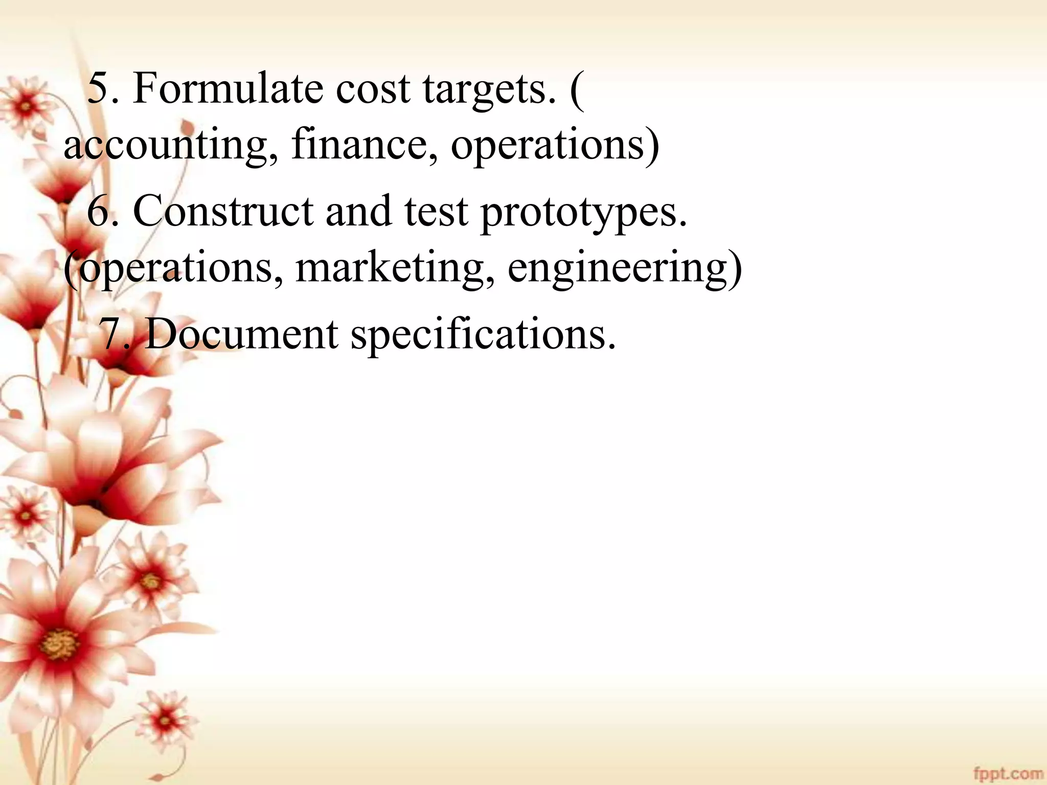 Product and service design | PPTX