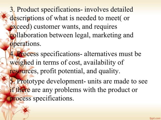 Product and service design | PPTX | Business Administration | Business