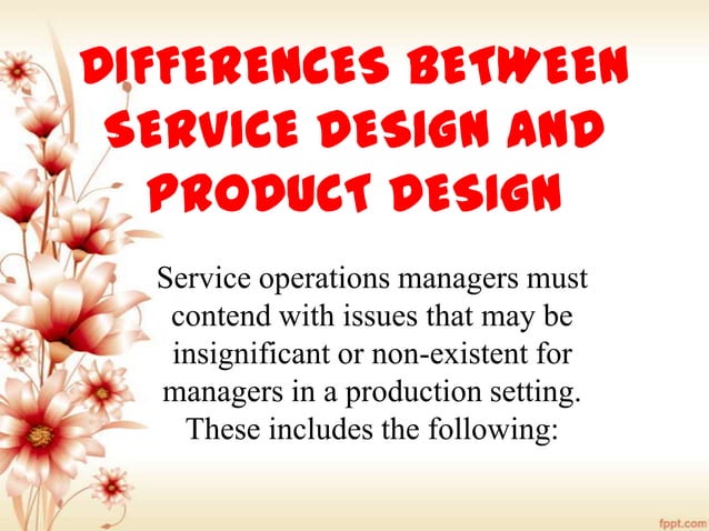 Product and service design | PPTX | Business Administration | Business