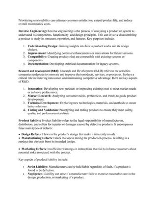 Product and Service Design1.pdf a detailed presentation | PDF