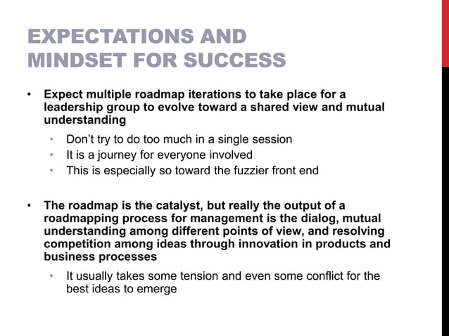 Product and Technology Roadmaps and Roadmapping Processes - Dave ...