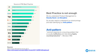 Product Anti-pattern: Becoming Better Product Manager | PDF