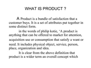 Product as a part of marketing mix | PPT