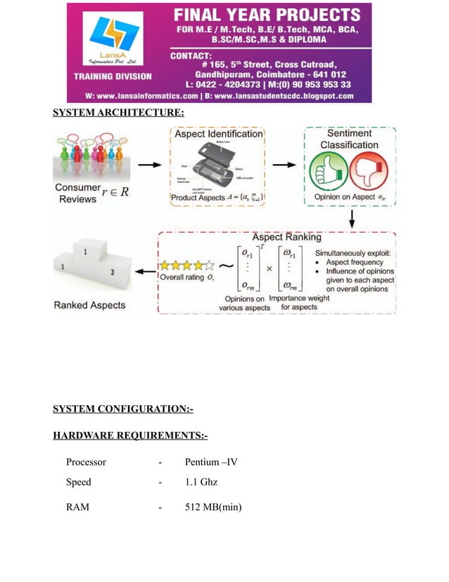 Product aspect ranking and its applications | PDF