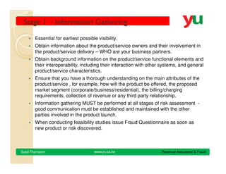 Product Assurance Guideliness For Telecom | PPT