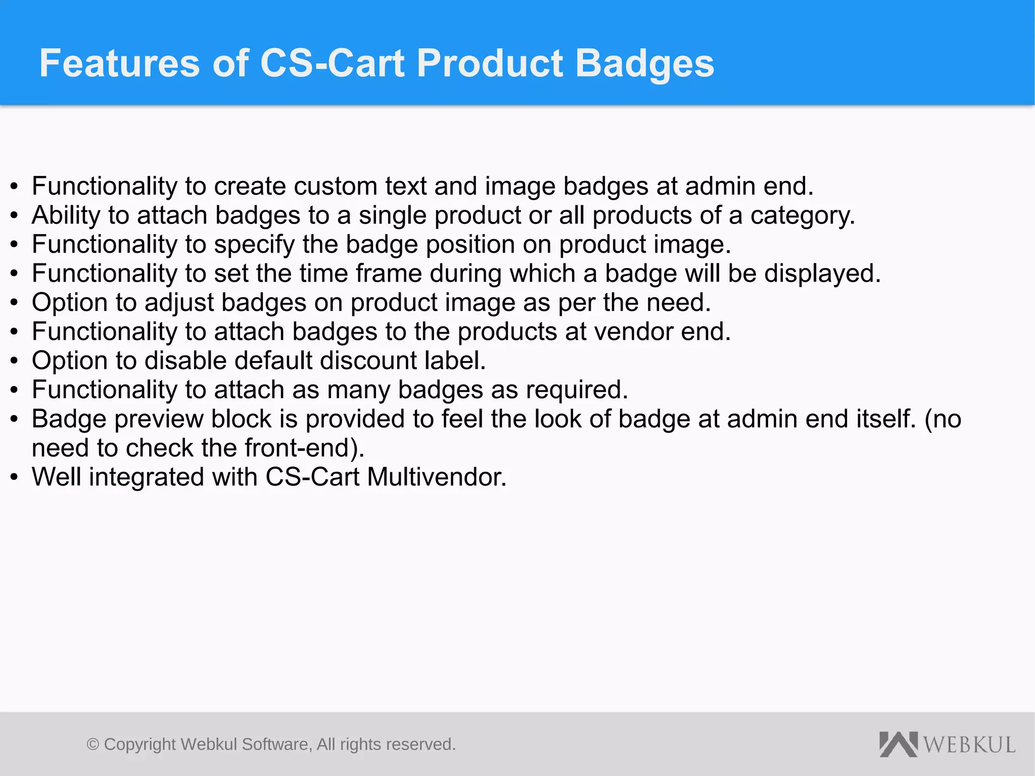 CS-Cart Product badges Addon V1.1 | ODP