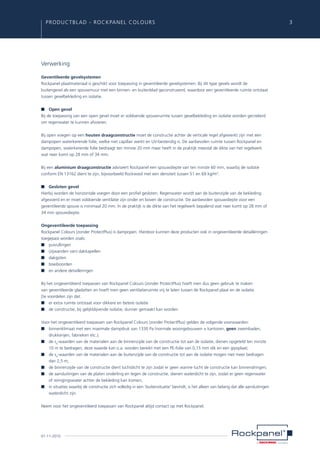 ROCKPANEL - Productblad rockpanel colours | PDF