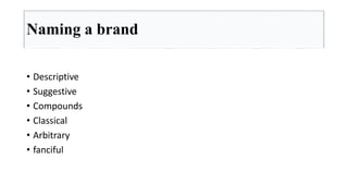 Product life cycle & brand | PPTX