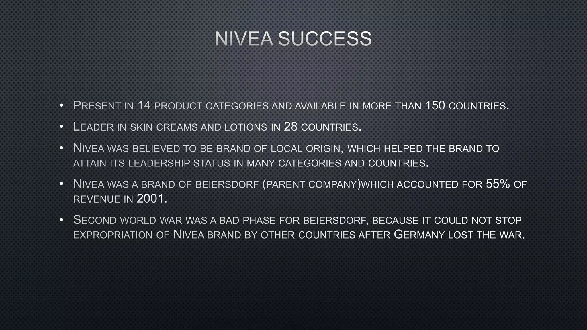 Product brand management nivea pre. | PPT