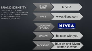 Product brand management nivea pre. | PPT
