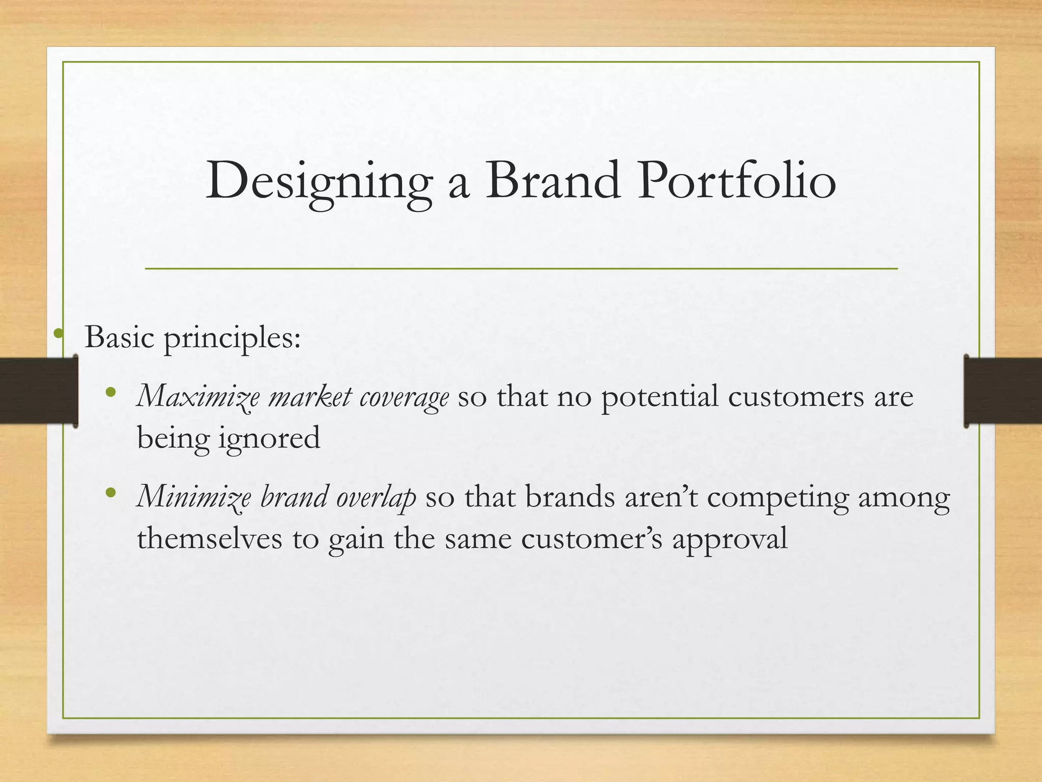 Product brand matrix | PPT