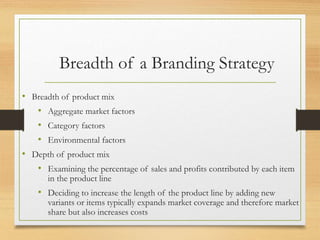 Product brand matrix | PPT