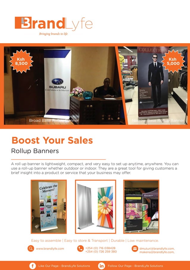 Product: Rollup Banners | PDF
