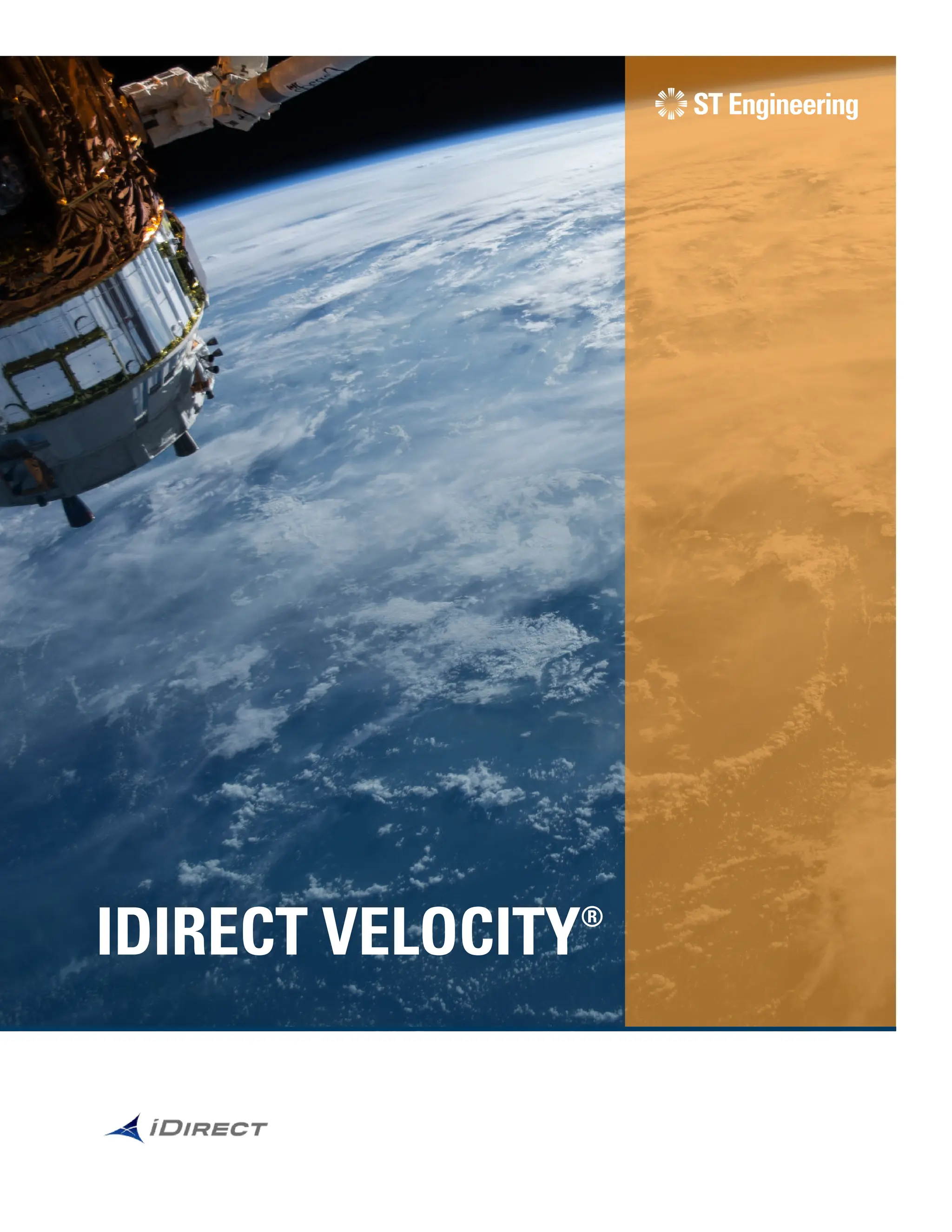 ST Engineering iDirect Product Brochure iDirect Velocity | PDF