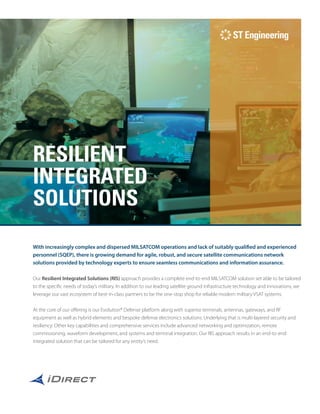 Product Brochure Resilient Integrated Solutions | PDF | Information and ...