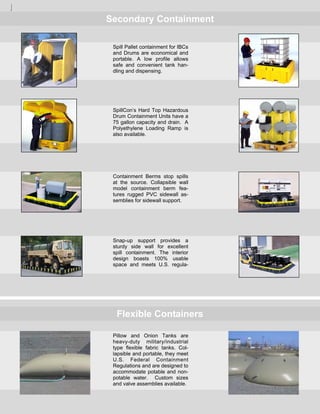 EST product portfolio for Oil Spill | PDF