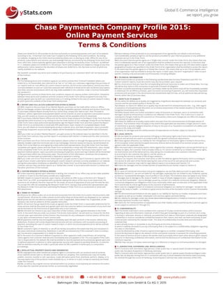 Product Brochure: Chase Paymentech Company Profile 2015: Online Payment ...