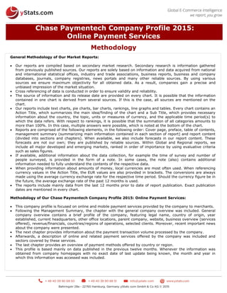 Product Brochure: Chase Paymentech Company Profile 2015: Online Payment ...