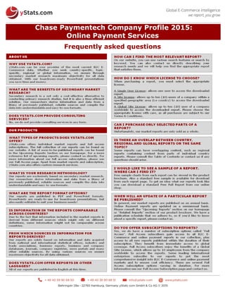 Product Brochure: Chase Paymentech Company Profile 2015: Online Payment ...