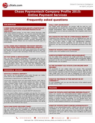 Product Brochure: Chase Paymentech Company Profile 2015: Online Payment ...