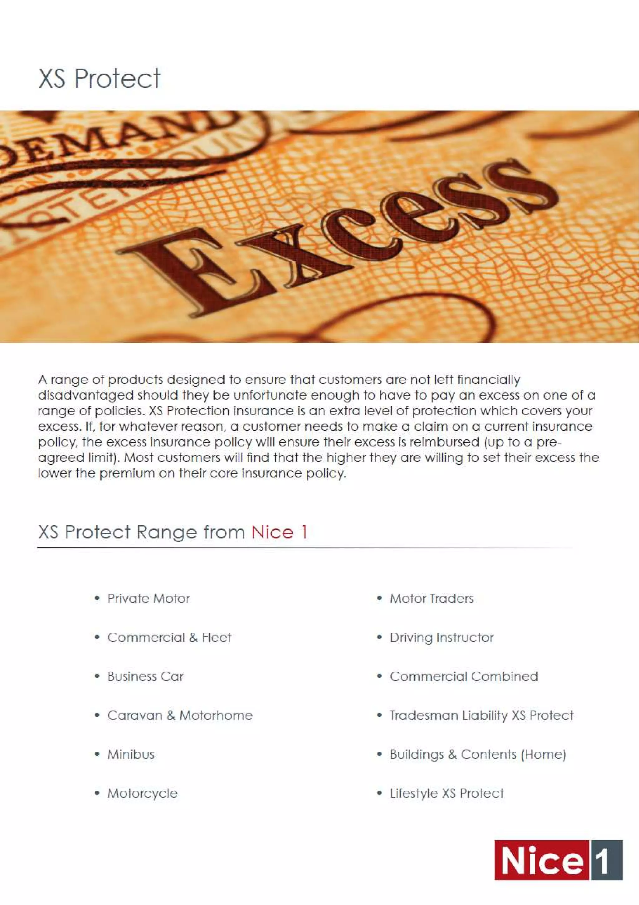 Nice 1 Product Range | PDF