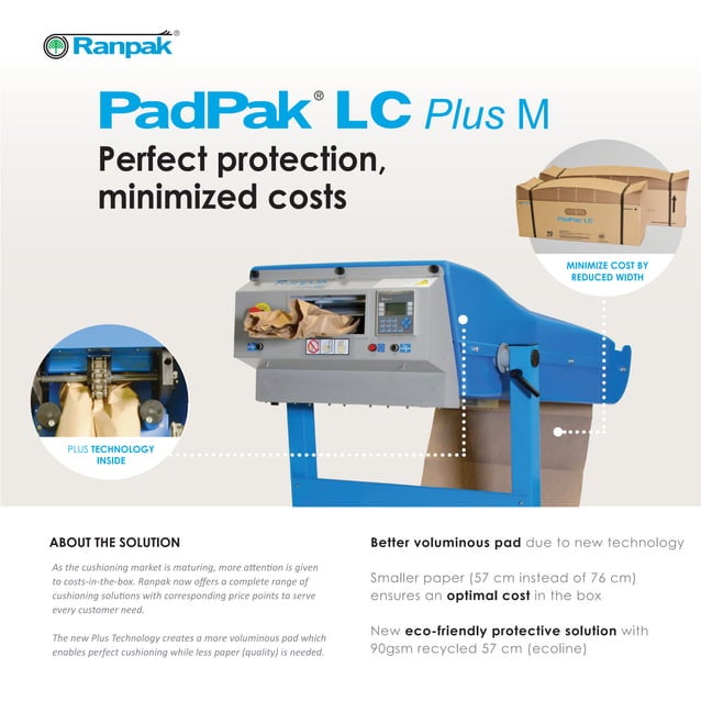 Ranpak PadPak LC Plus M brochure | PDF