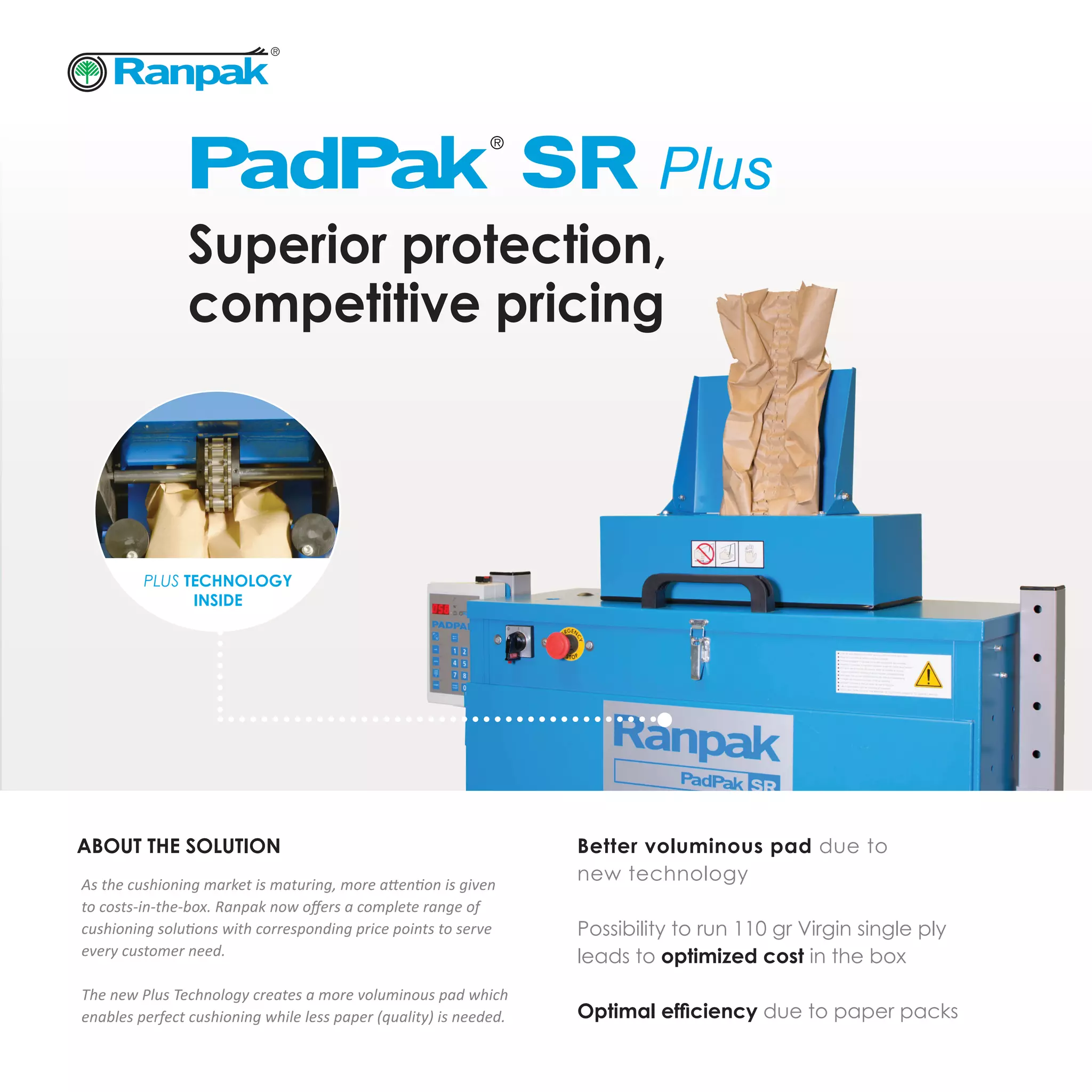 Ranpak PadPak Senior Plus brochure | PDF