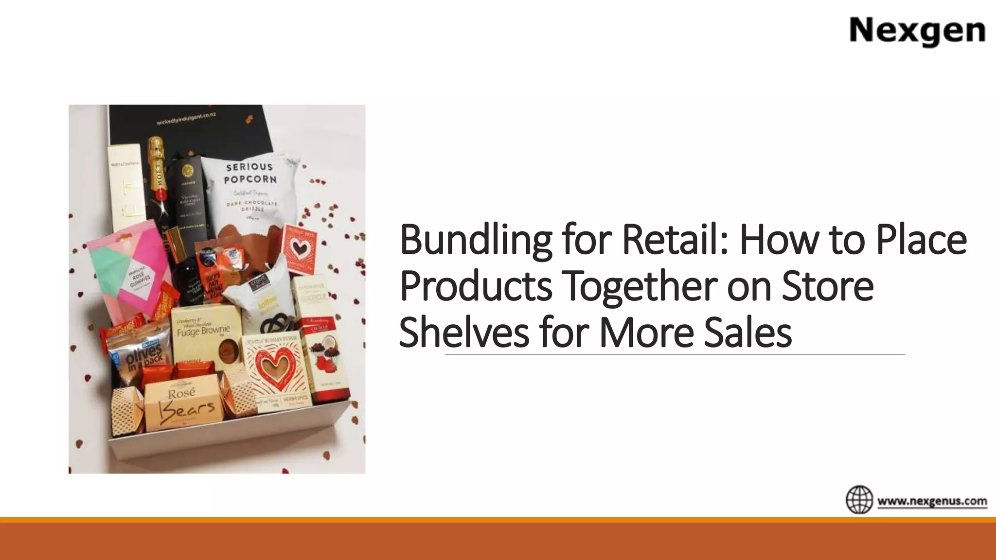 Product bundling how to place products together on store shelves for ...