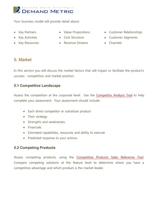 Product Business Case Template | PDF