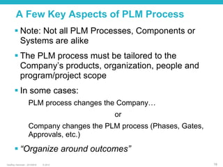 Product Lifecycle Management Process and Software Tools | PPTX