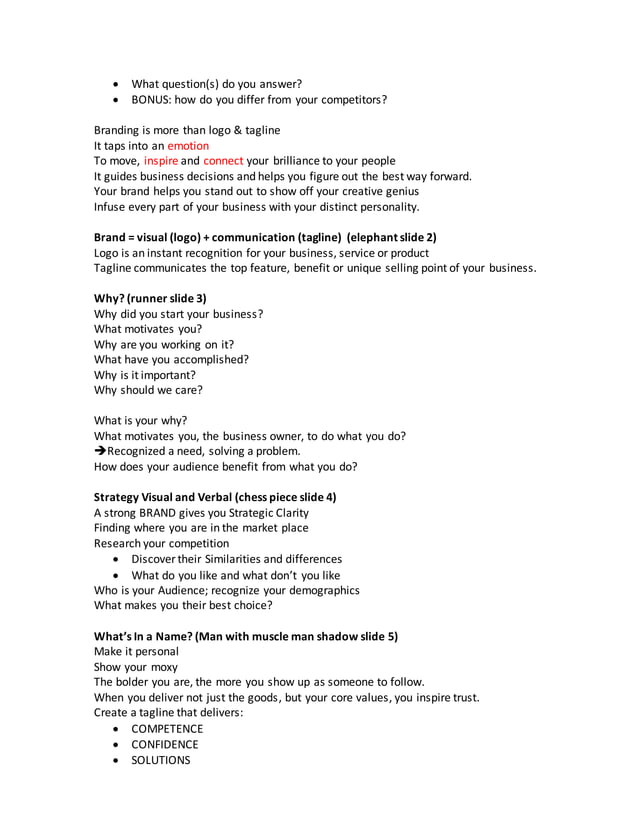 Product Camp Building Your Brand, Taglines, Touch Points, Logos Script ...