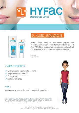 HYFAC acne control range in Al Manara Pharmacy outlets. Shop Now! | PDF