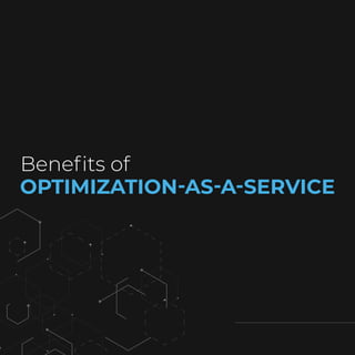 Benefits of Optimization-As-A-Service (Cloud Management) | PDF